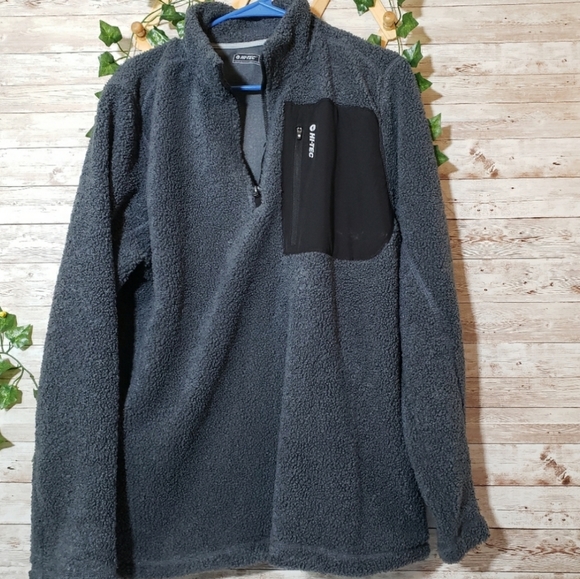Hi-Tec | Jackets & Coats | Hi Tec Quarter Zip Active Jacket Fuzzy Coat ...